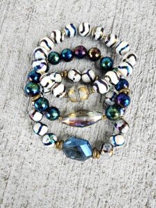 Naava | gemstone bracelet set - LuxeRebel